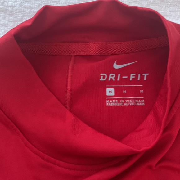 Nike | Shirts | Be Like Tiger Nike Red Athletic Mock Turtleneck | Poshmark